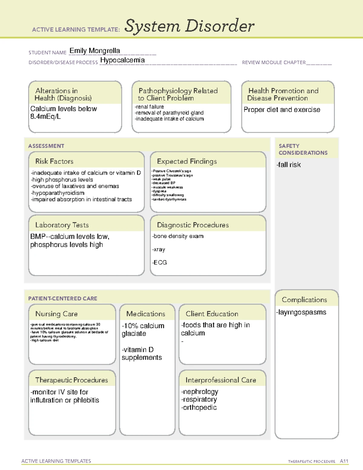 Hypokalemia-Active Template - ACTIVE LEARNING TEMPLATES THERAPEUTIC ...