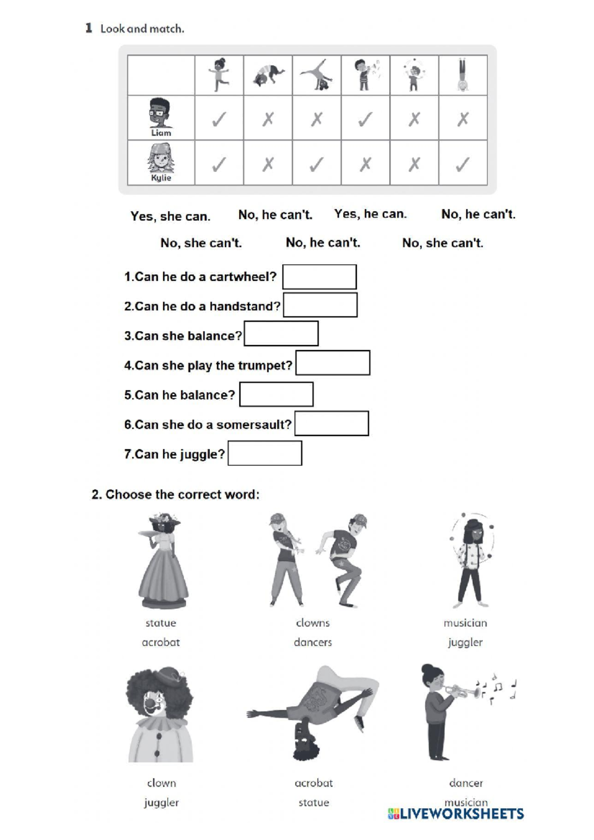 Worksheet 7008977 - Repaso Unit 6: Entertainers Activities - Studocu