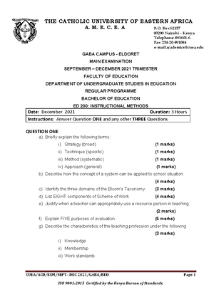 [Solved] the following are columns in a mathematics schemes of work ...