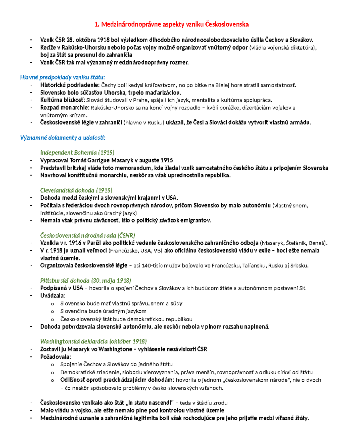 Dejiny Slovenska: Medzinárodnoprávne a ústavnoprávne aspekty (SKR 101 ...