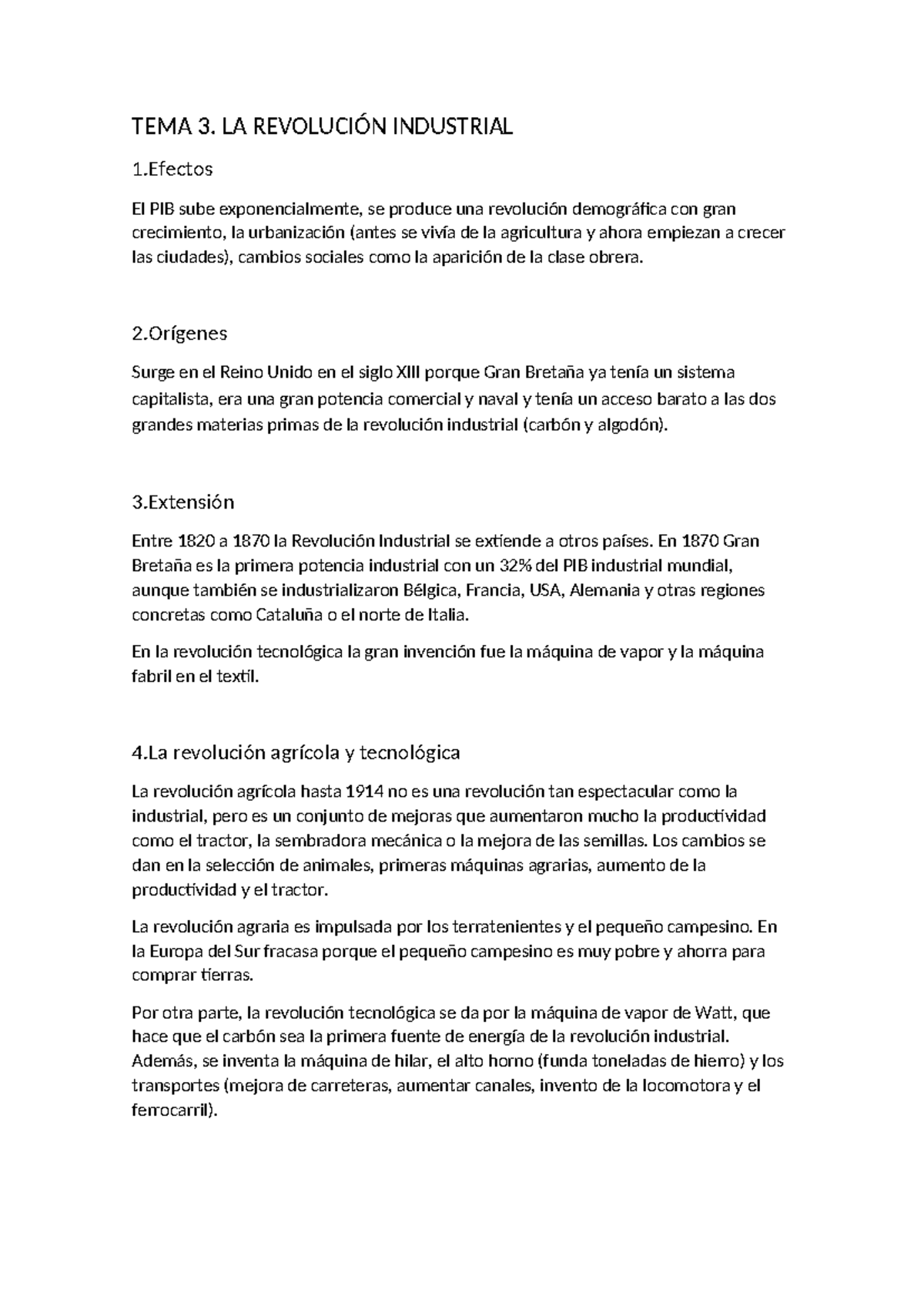 HIST 3: La Revolución Industrial y sus Impactos Sociales y Económicos ...