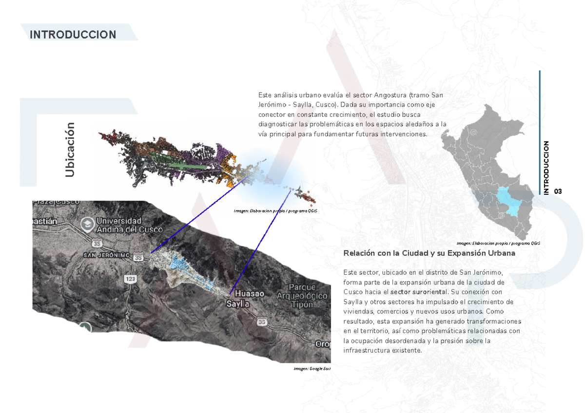 Análisis Urbano del Sector Angostura: Diagnóstico y Propuestas (INT ...