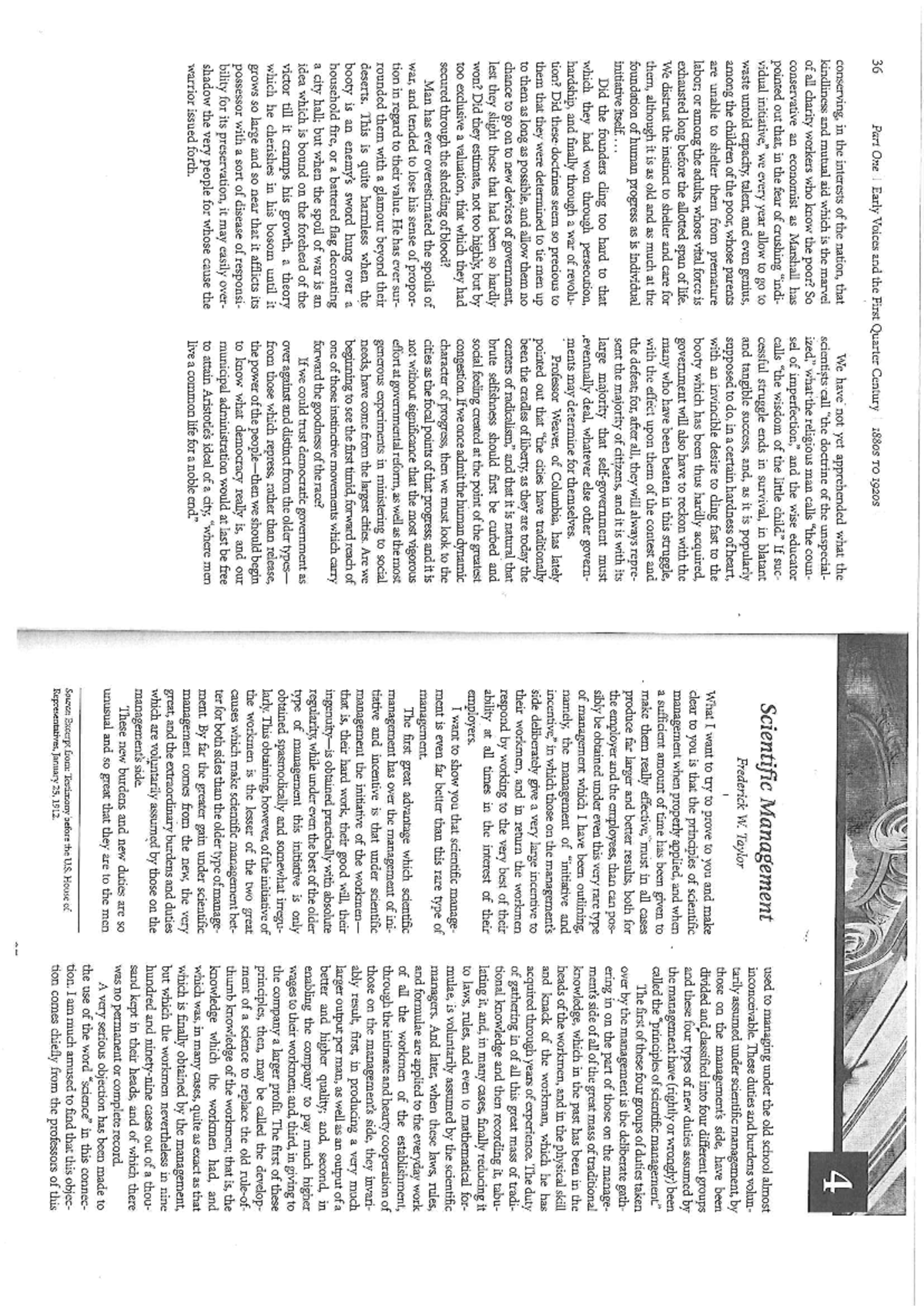 3.1 Scientific Management: Insights from F. W. Taylor's Testimony - Studocu