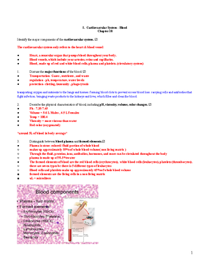 Bio 151 lab 2 - lap practical study guide lab 2 - BIO 151 Human Anatomy and Physiology II Lab ...