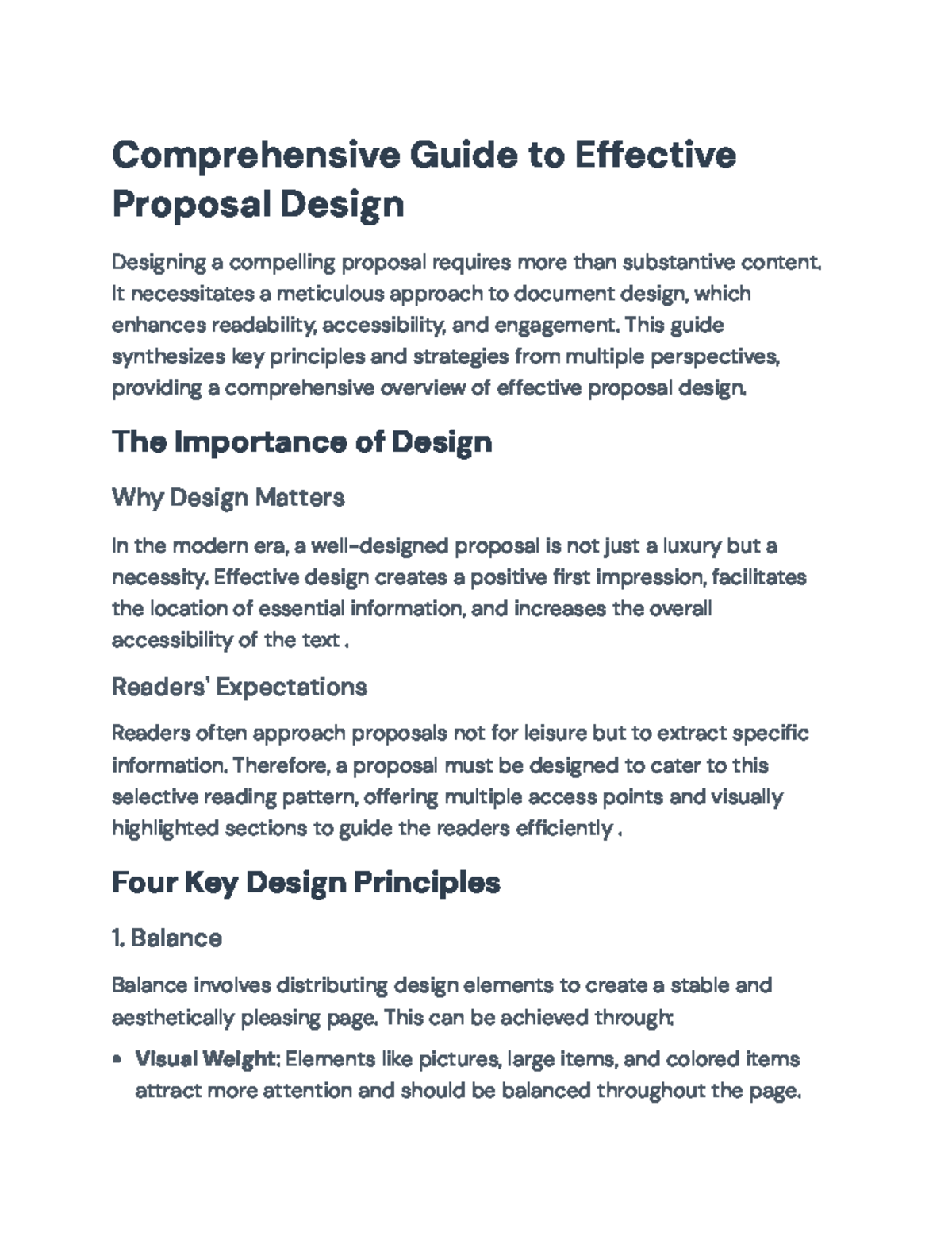Comprehensive Guide to Effective Proposal Design Techniques ...