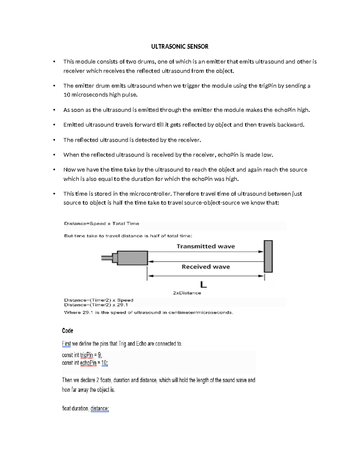 Robotics reviewer: Ultrasonic sensor and relay operation explained ...