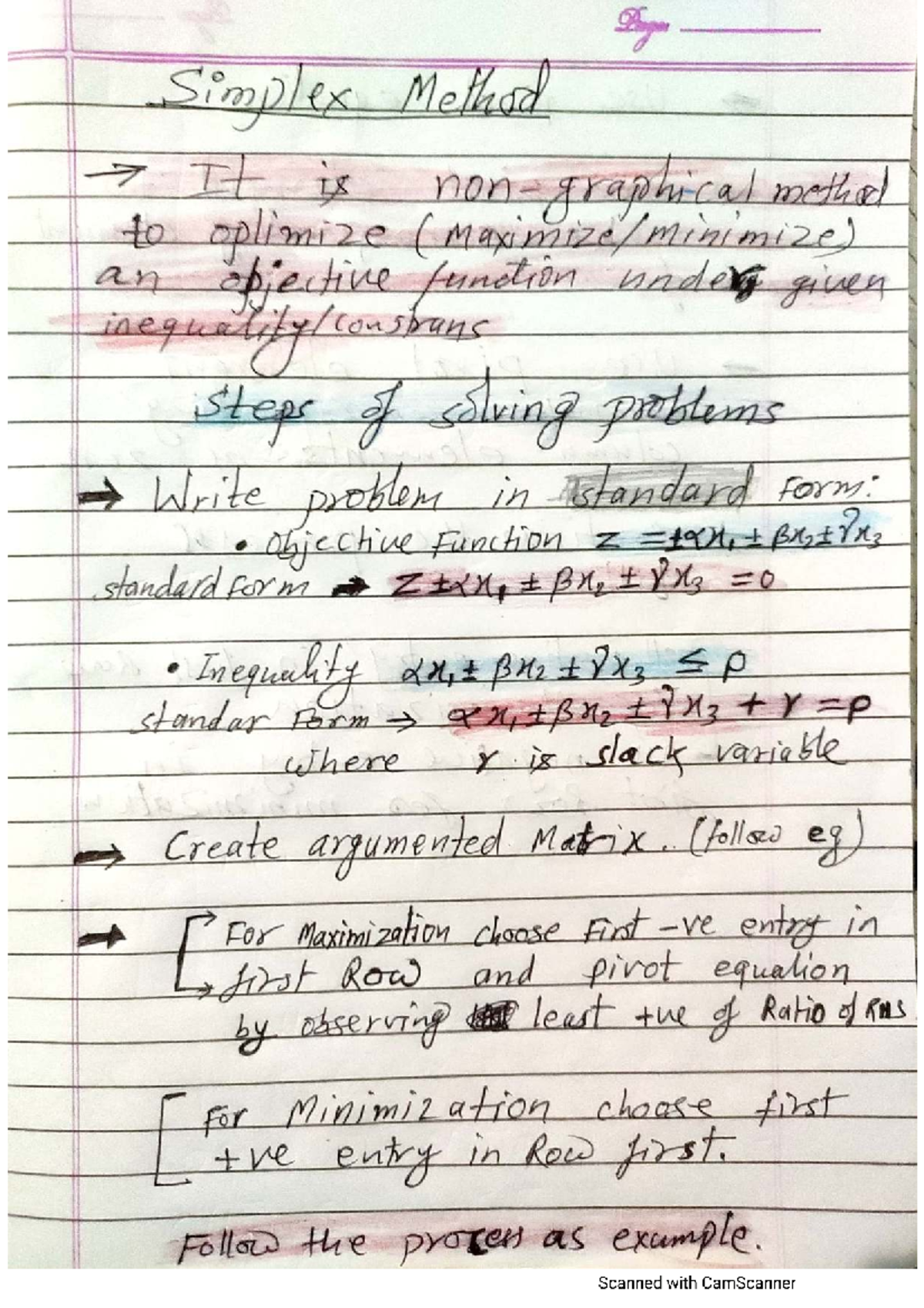 Simplex Method: Maximization and Minimization Techniques - Studocu
