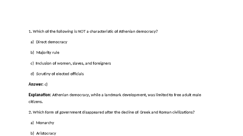 Democracy & Human Rights: Key Concepts and Characteristics - Studocu
