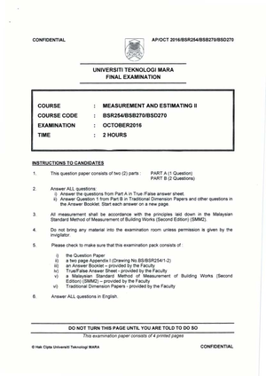 Assingment - PLAN Checking Report- final - FACULTY OF ARCHITECTURE, PLANNING AND SURVEYING ...
