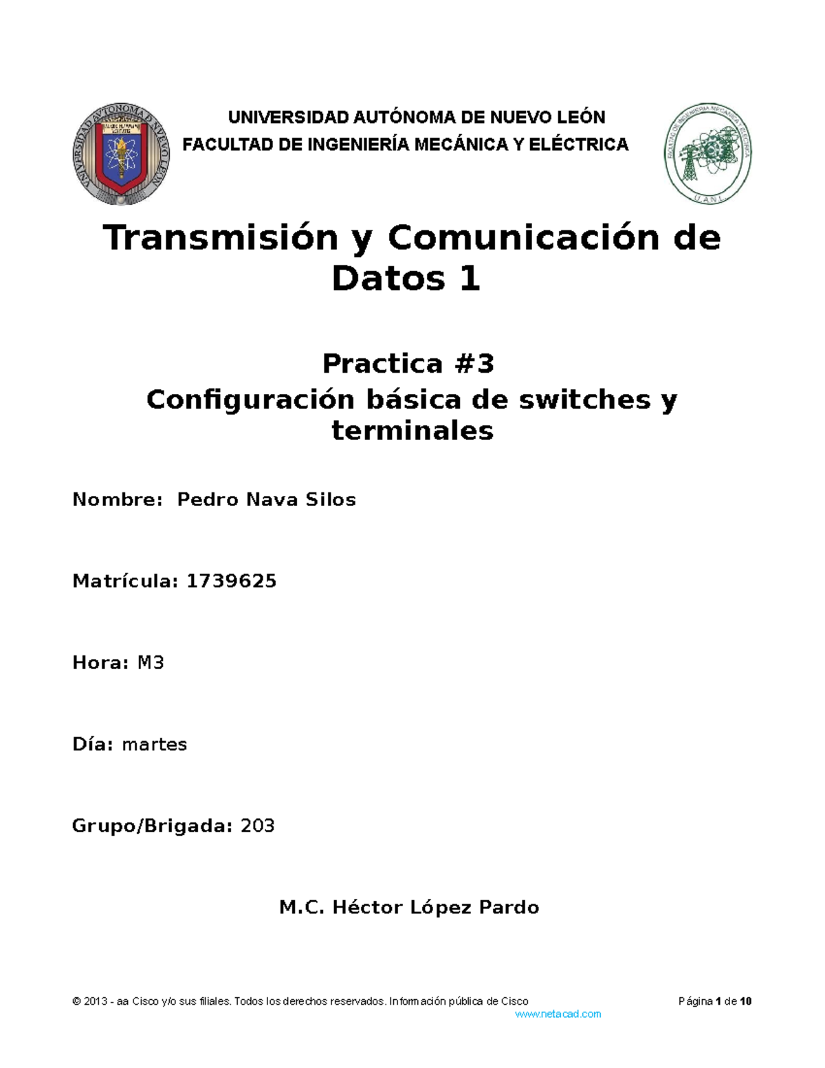 2 9 2 Lab Basic Switch And End Device Configuration Universidad AutÓnoma De Nuevo LeÓn