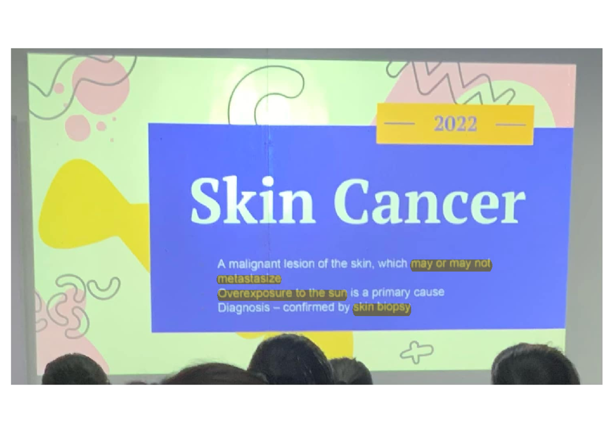 Cancer-PPT - Cancer-PPT - Man 2022 Skin Cancer A malignant lesion of ...