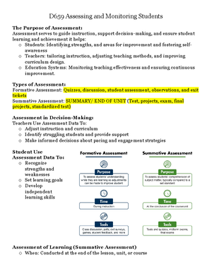 D658 - Planning Instructional Strategies for Meaningful Learning - Studocu