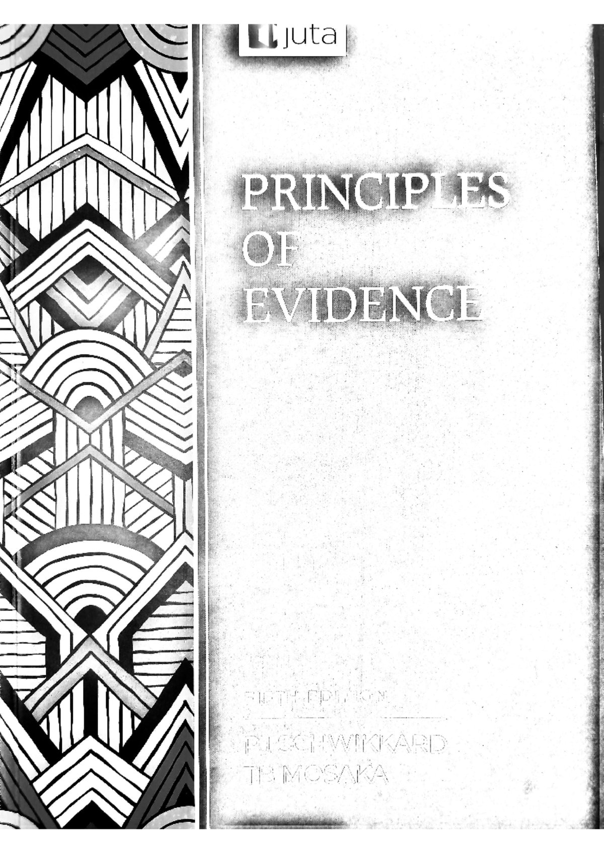 Principles of Evidence - Ch. 5 Overview & Key Concepts - Studocu