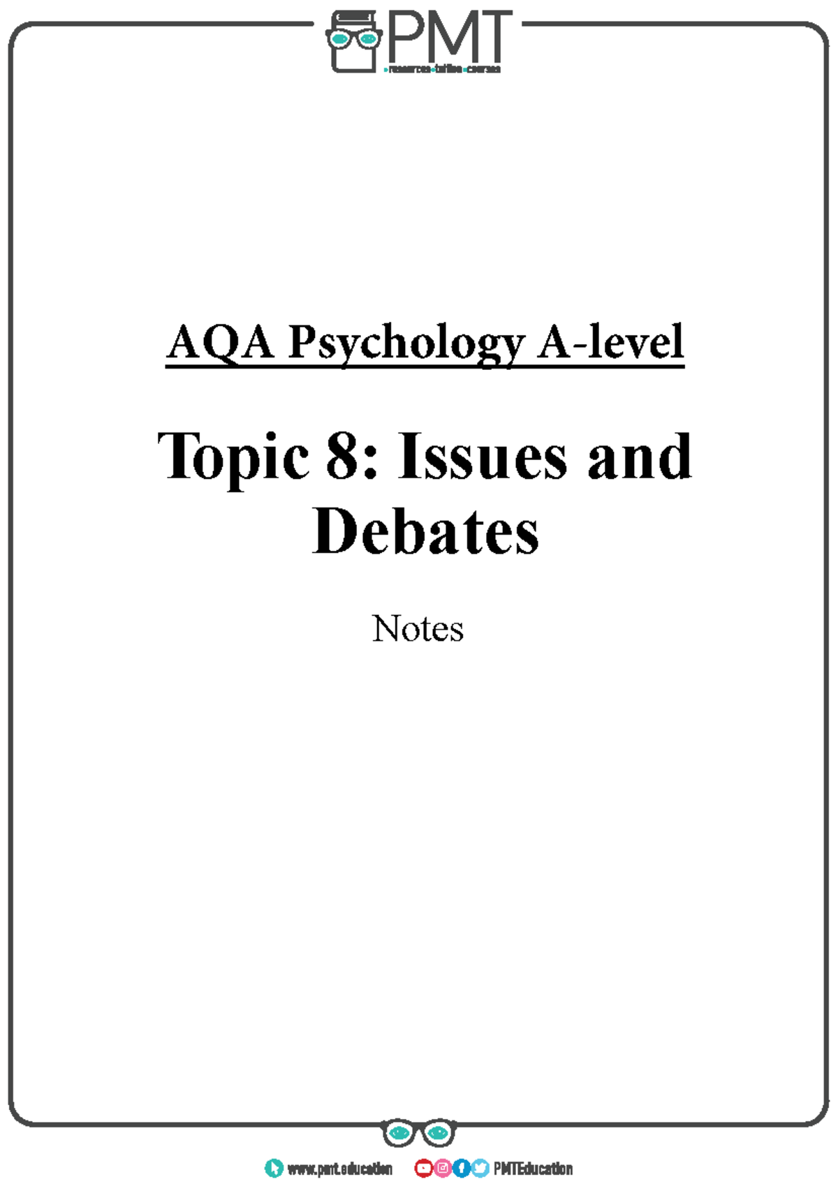 AQA Psychology A-Level: Issues and Debates on Gender and Culture Bias ...
