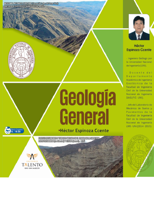 Geología General - Práctica de Geología Test 1 y 2 - KIMA 1876 - Studocu