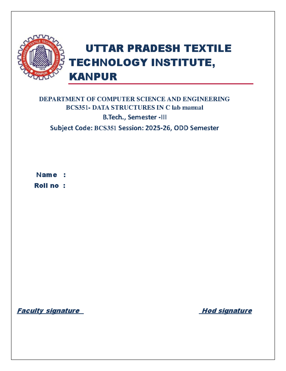 DS LAB - PRACTICE: C Programs for Linked Lists (BCS351) - Studocu