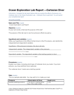 AICE Marine Science AS Study Guide: Chapter 5 - Marine Ecosystems ...