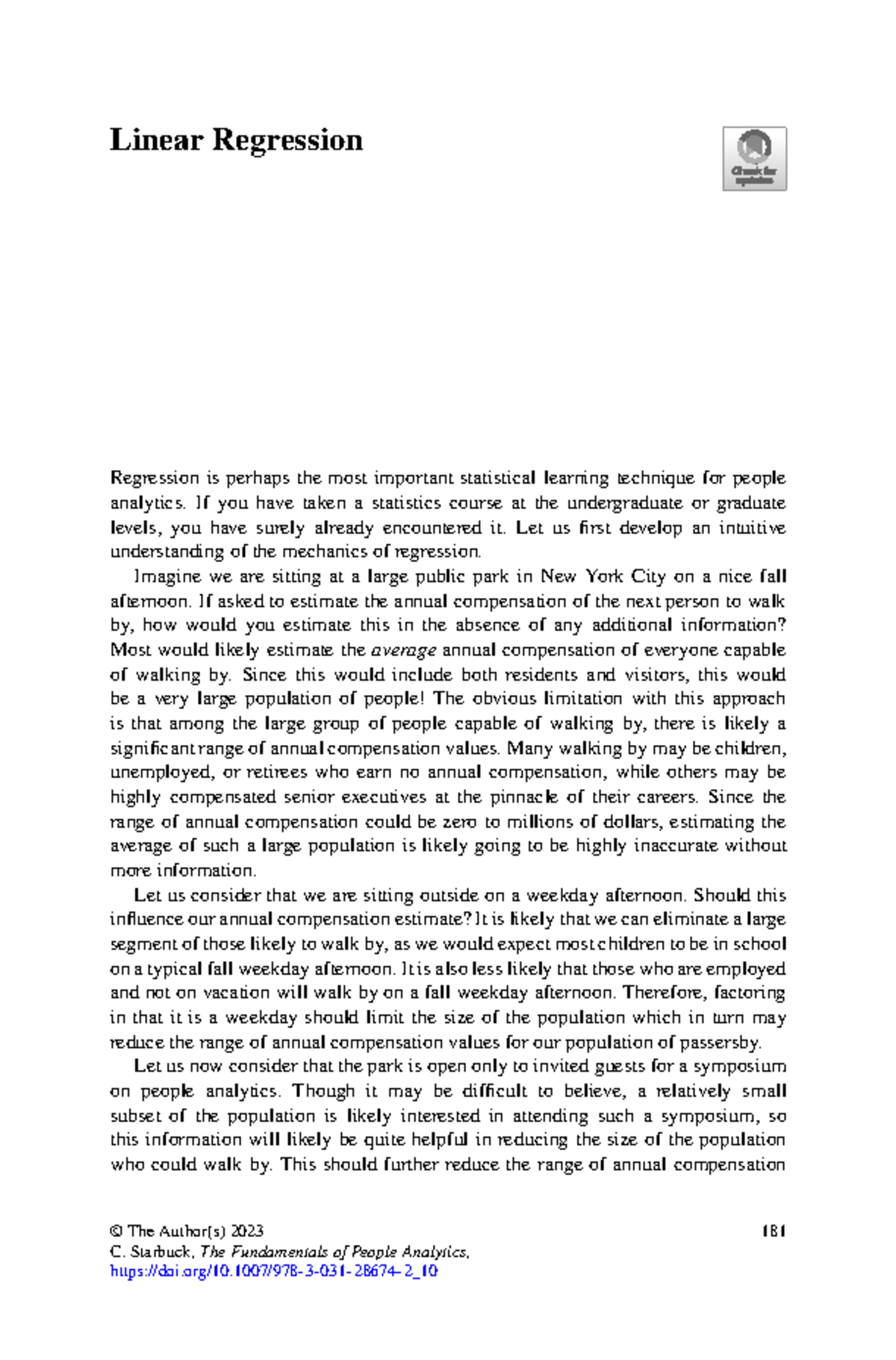 Linear Regression: Understanding Key Concepts and Applications in People - Studocu