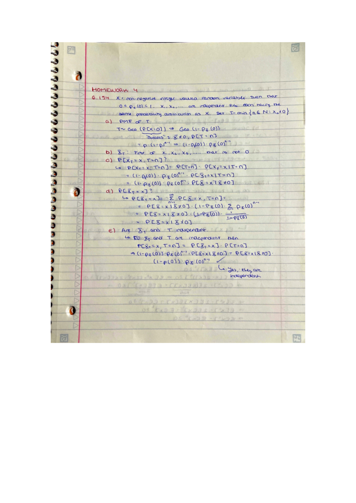 HW 4 Solutions - MA 581 - Probability Homework Analysis - Studocu