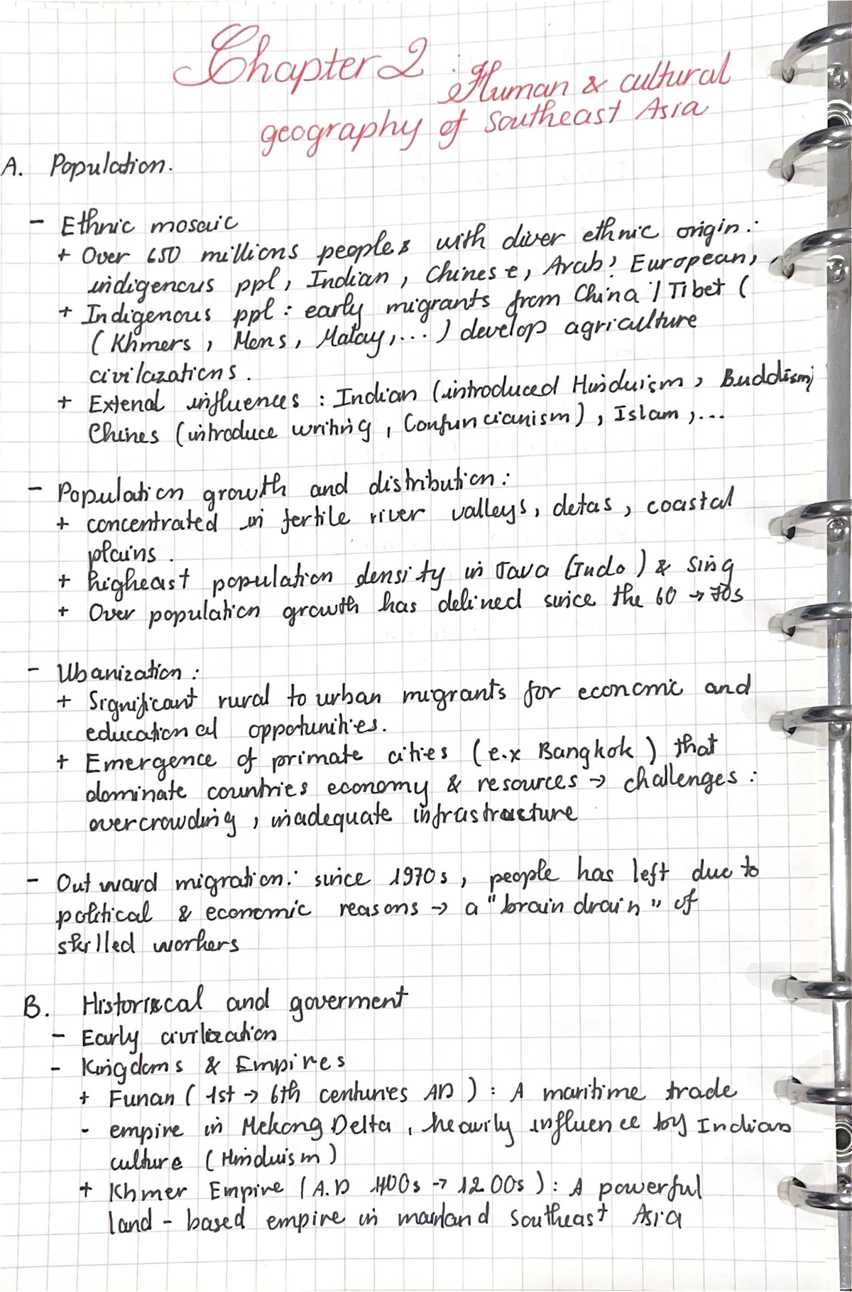 Chapter 2 - Human Cultural Geography of Southeast Asia: Population ...
