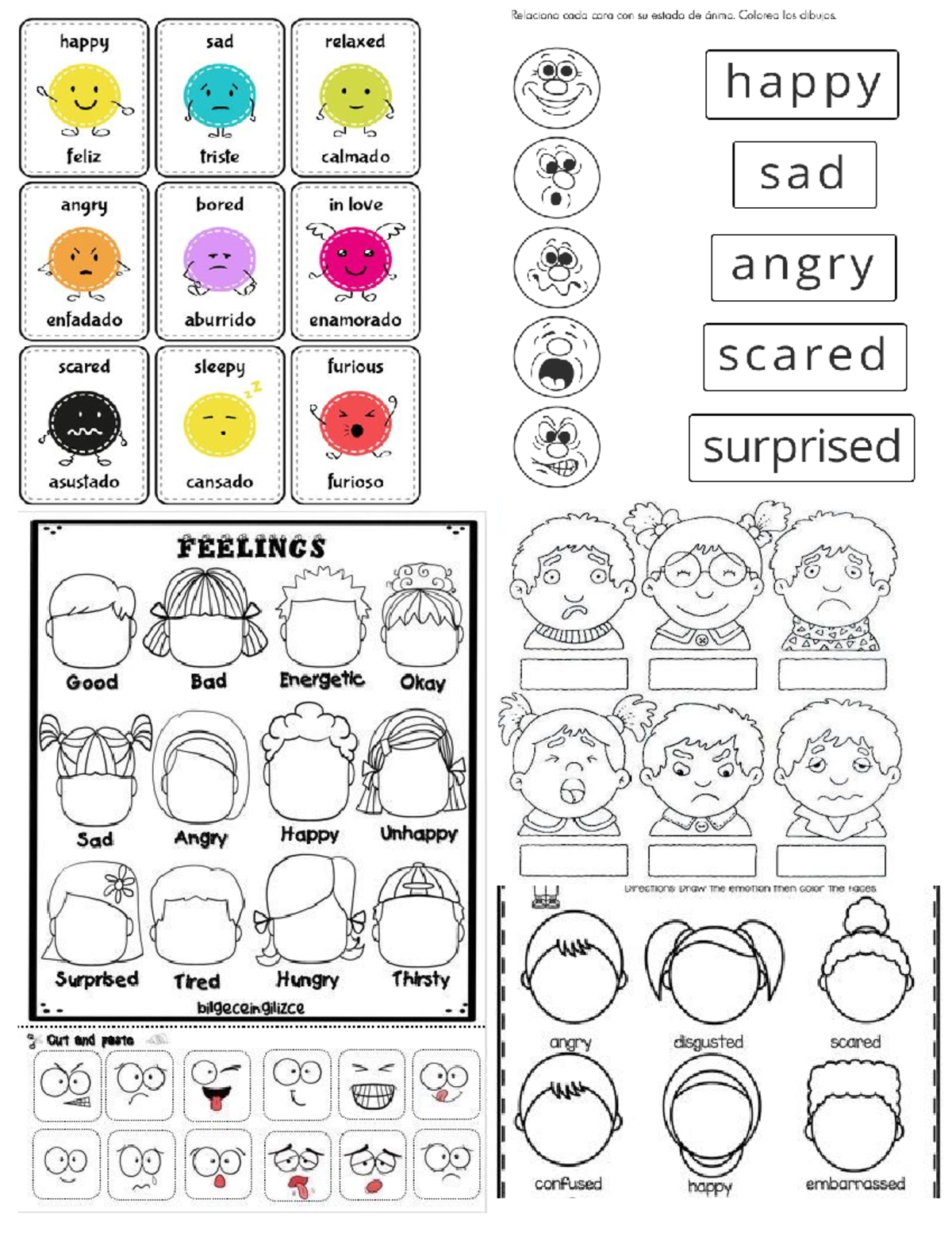 Emociones y Estados de Ánimo: Actividades de Coloreo - Studocu