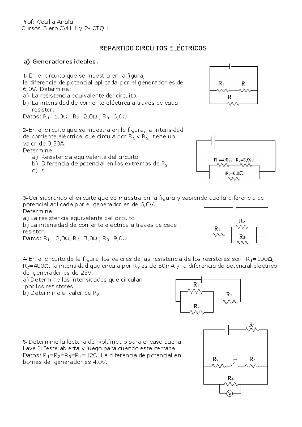 Repaso Circuitos Eléctricos - CVH 1 y CTQ 1 - Studocu