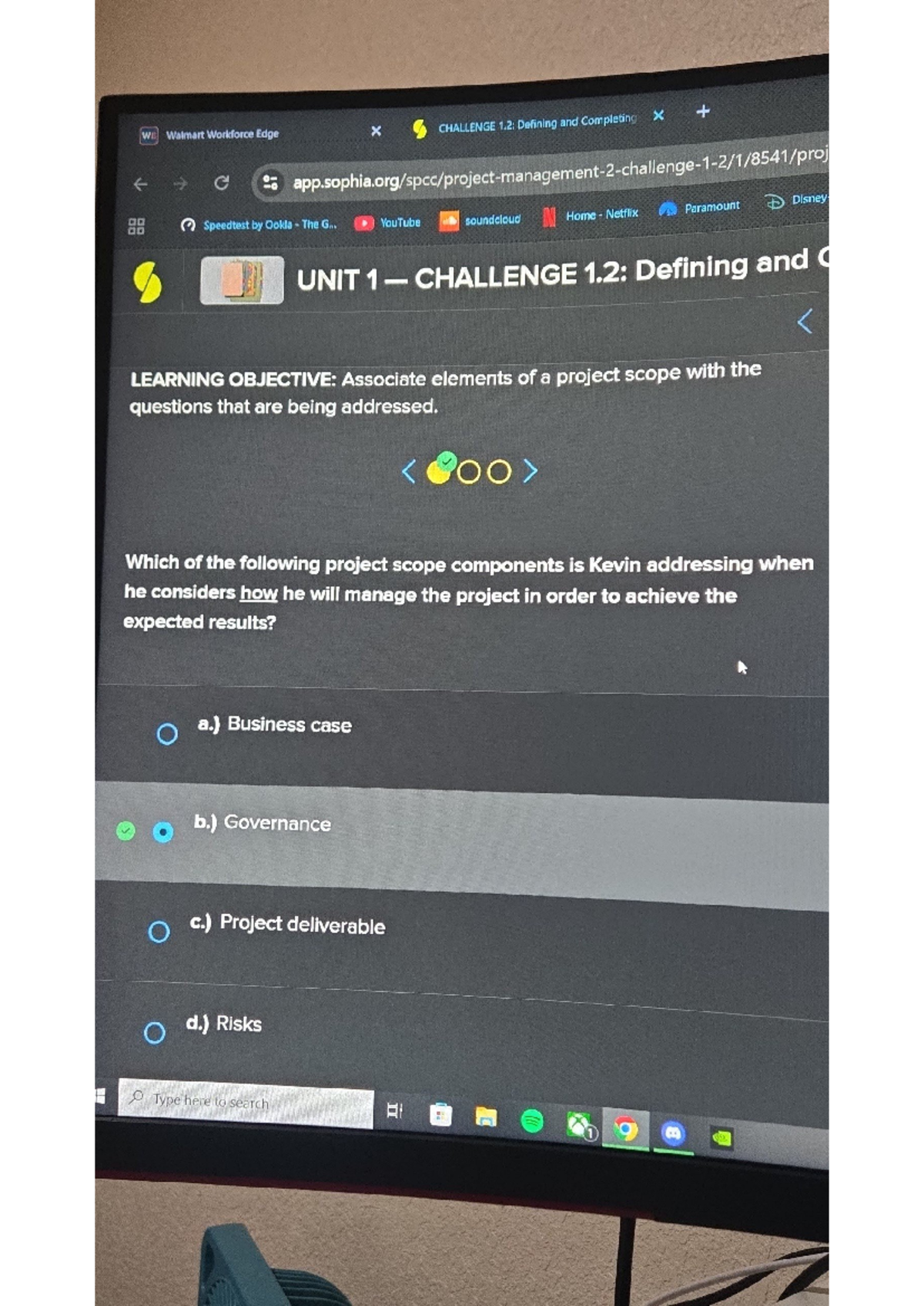 Walmart Workforce Edge X Challenge 1.2: Project Scope Analysis - Studocu