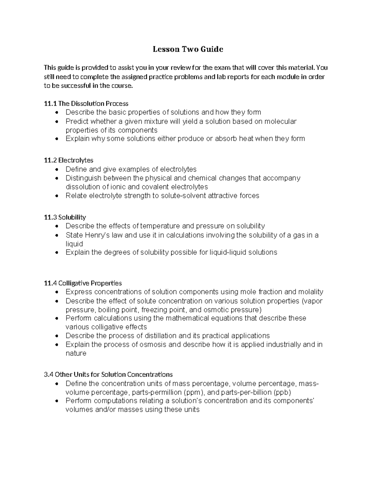 Lesson Two Guide - Lesson Two Guide This guide is provided to assist ...