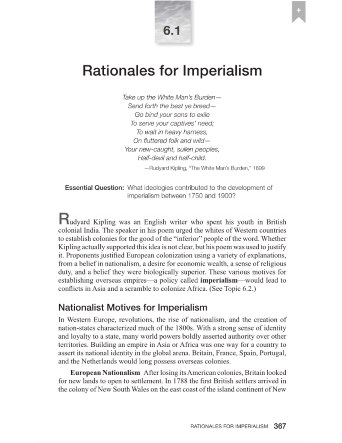 Midterm Exam Review Guide for History 101 (HIST 101) - 6 Rationales for ...