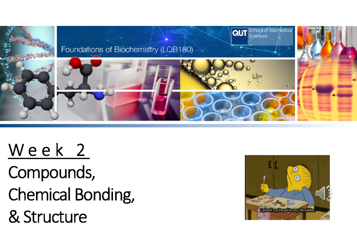 Week 2: Compounds, Chemical Bonding & Structure - Studocu