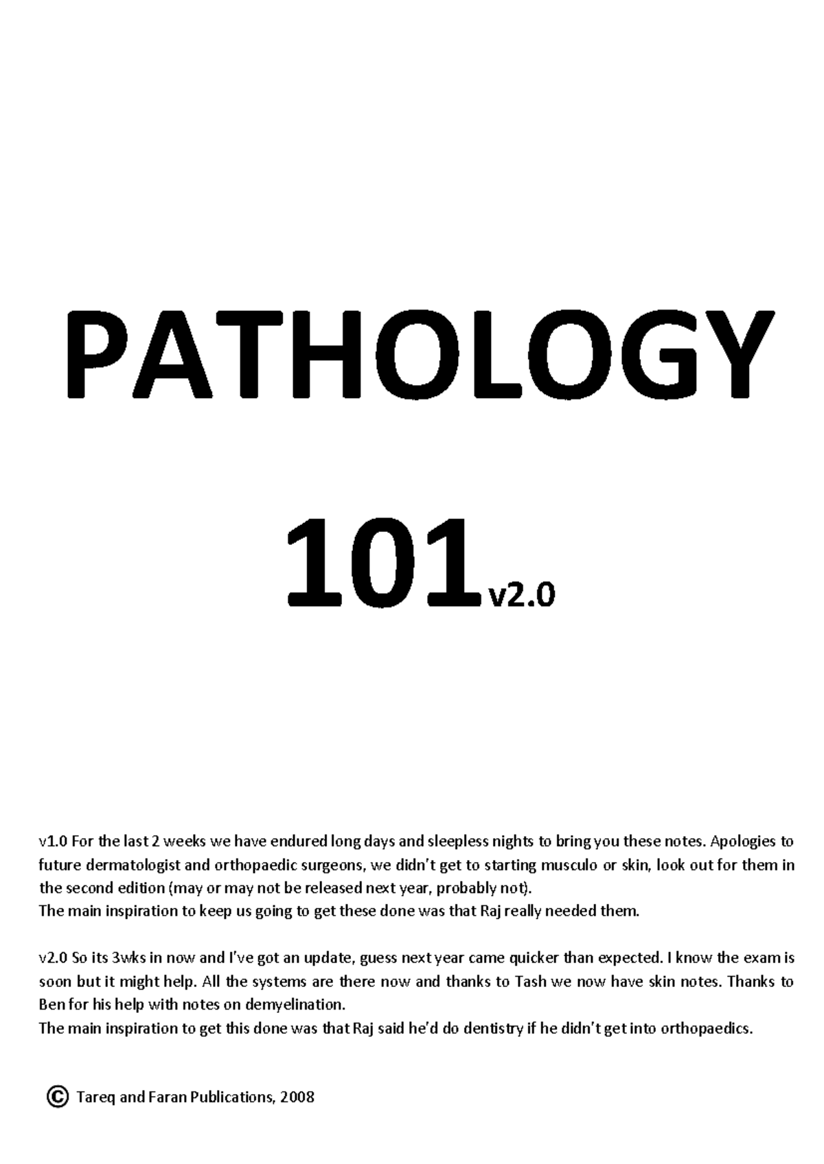SYSTEMIC PATHOLOGY NOTES - CARDIAC PATHOLOGY (PT101) - Studocu