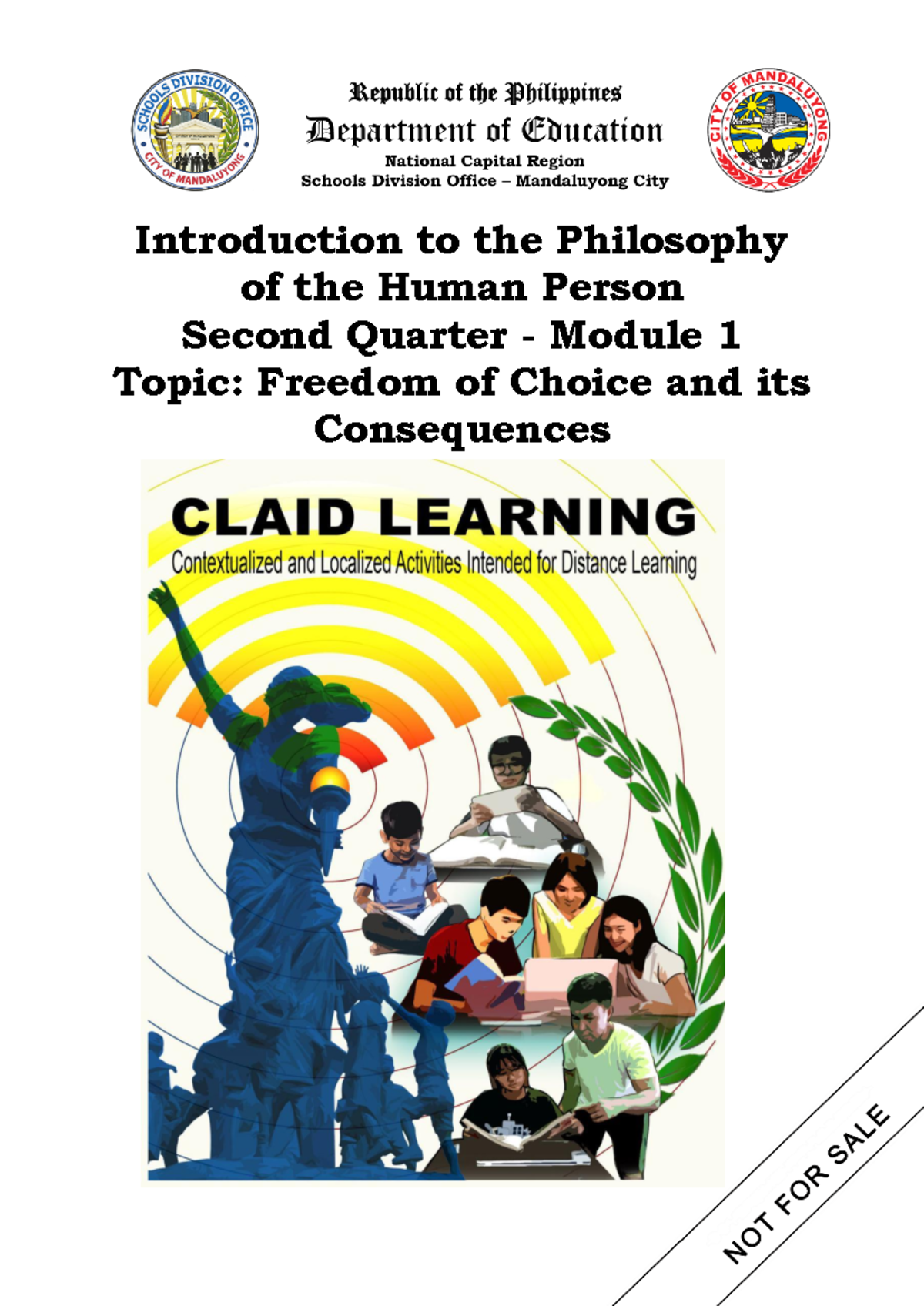 Q2 Module 1: Analyzing Freedom of Choice and Its Consequences - Studocu