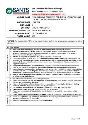 [Solved] Use this poem as inspiration for a Grade 5 FAL writing ...