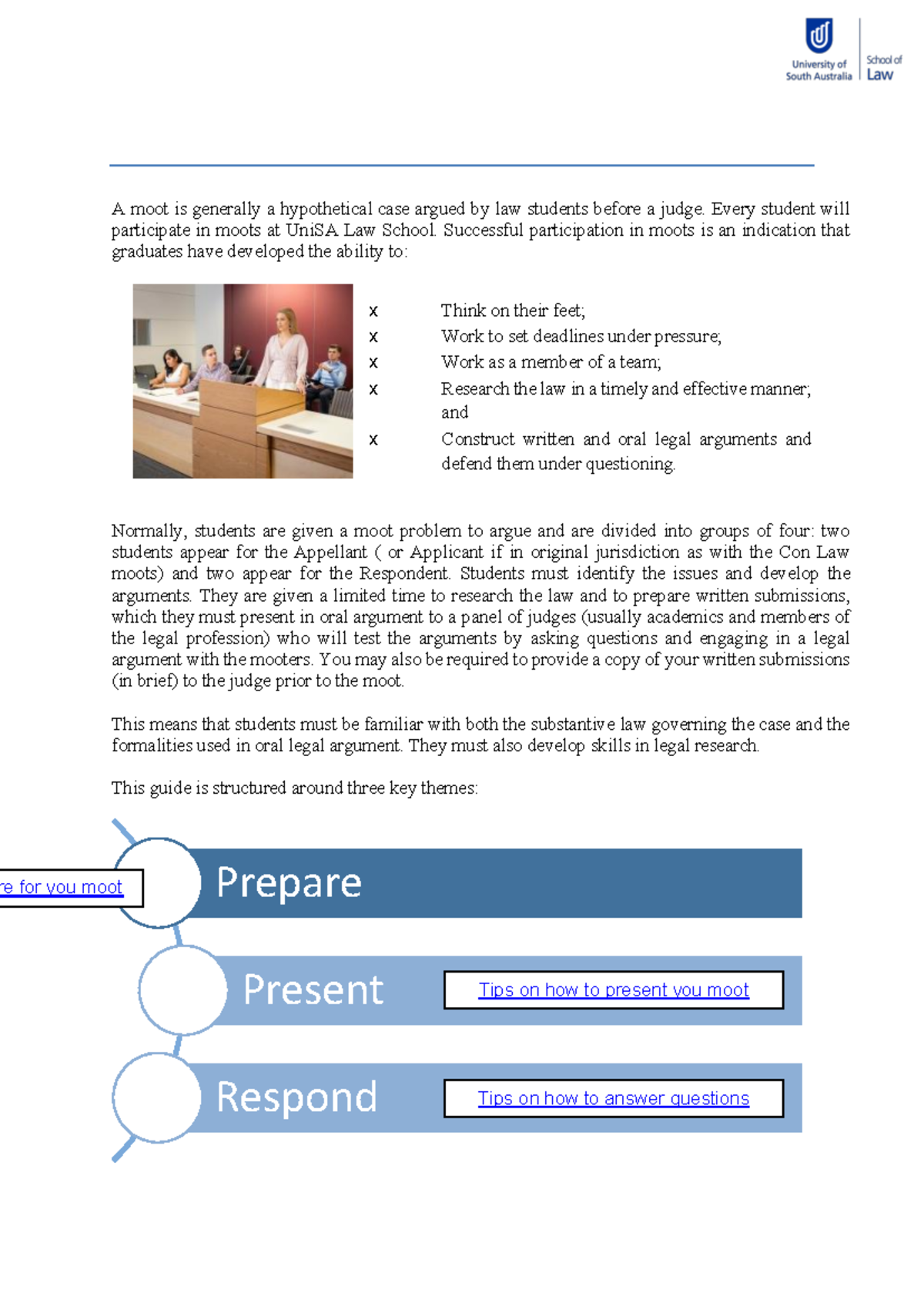 LB 6 - Comprehensive Guide to Effective Mooting Techniques - Studocu