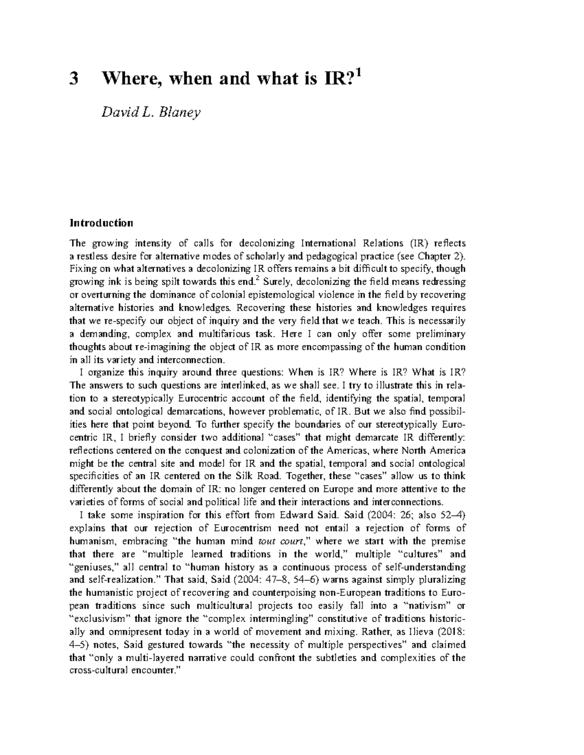 IR 101: Decolonizing International Relations - Key Concepts and ...