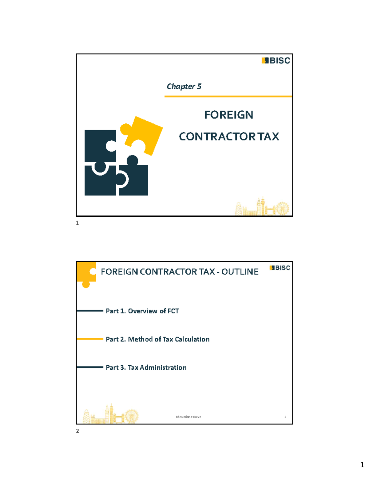 Chapter 5: Foreign Contractor Tax (FCT) Overview and Calculation ...