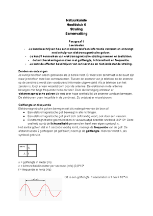Nask h6 licht - Samenvatting hoofdstuk 6- Licht §6 Zien Lichtbronnen: voorwerpen die zelf licht ...