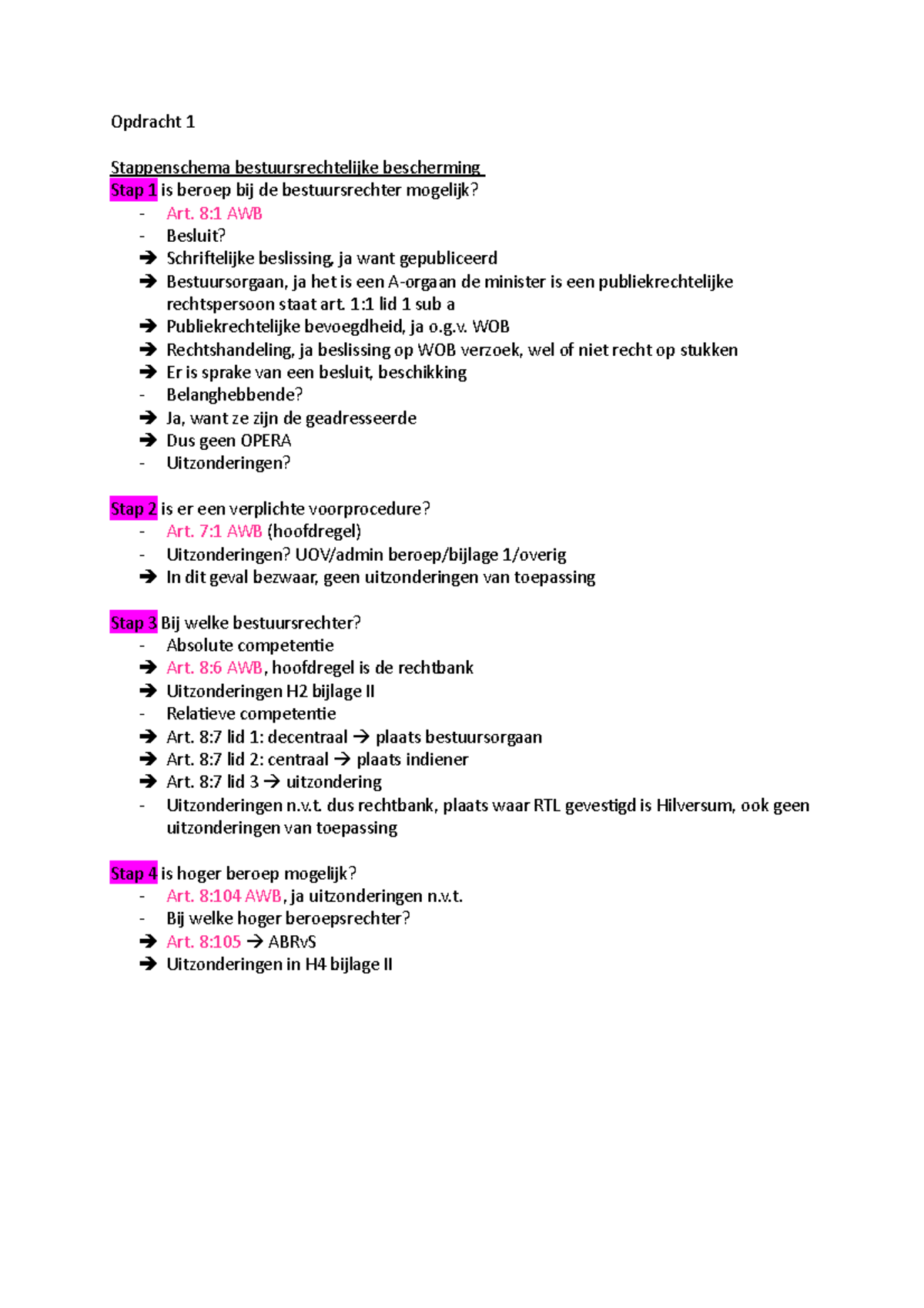 WG 6 Bestuursrecht: A Comprehensive Step-by-Step Guide Analysis ...