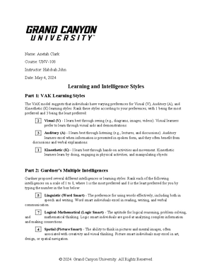 Persuasive Essay - Persuasive Essay Anetah Clark Grand Canyon ...