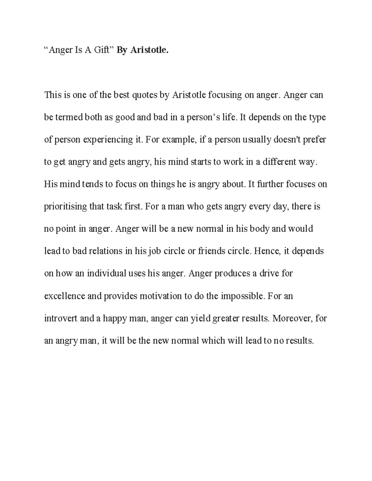 Aristotle QS - 18 - Is A Aristotle. This is one of the best quotes ...