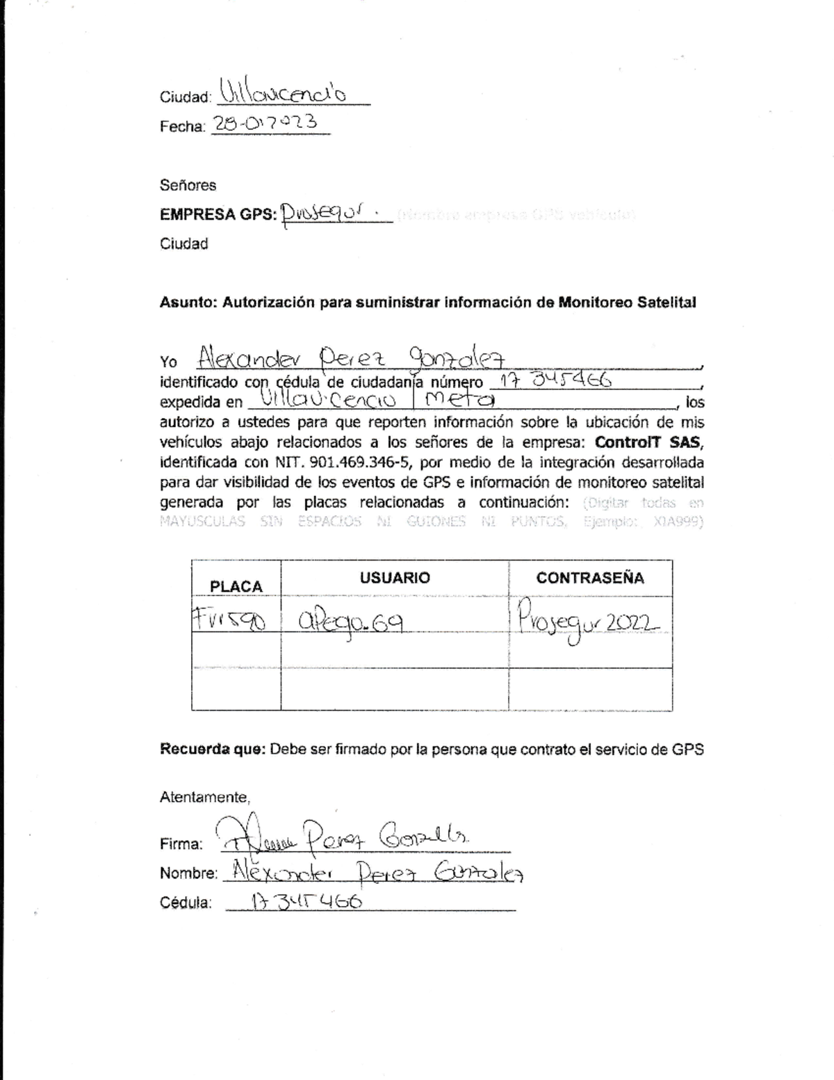 Formatos FRR590 - SGGF - Fecha: 2b -Ct ? c ¿ Señores EMPRE§A GP ...