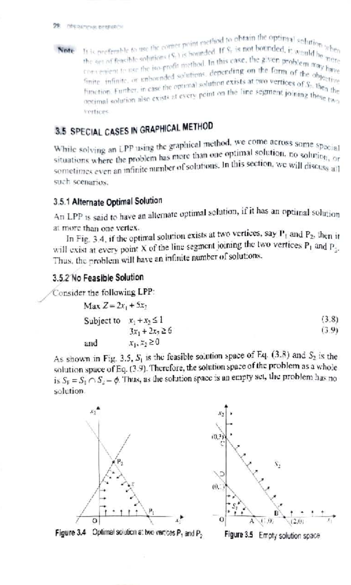 Graphical Special Cases in Linear Programming (LPP) - 28 - Studocu