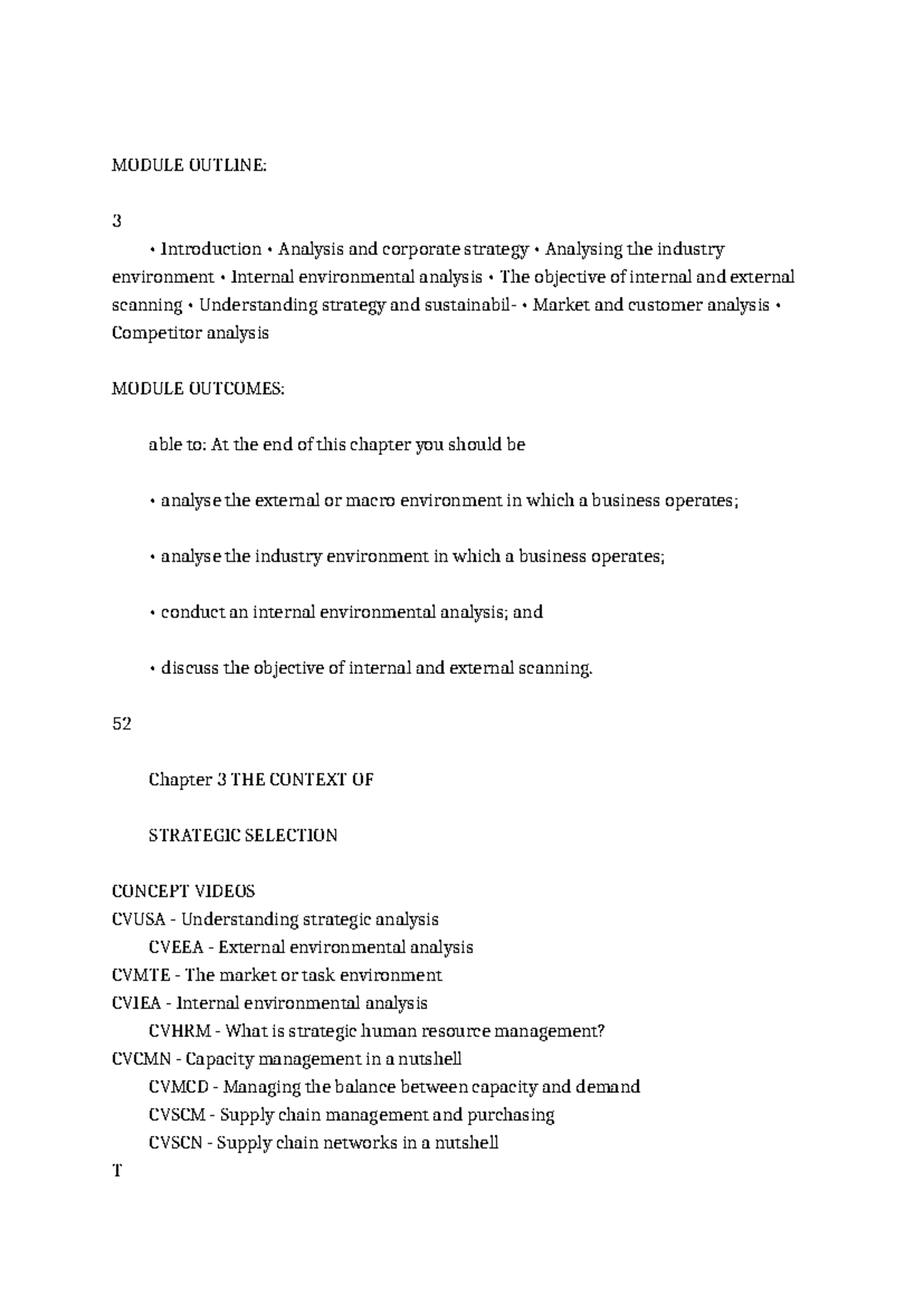 Corporate Strategy Analysis: Internal & External Environments (MGT301 ...