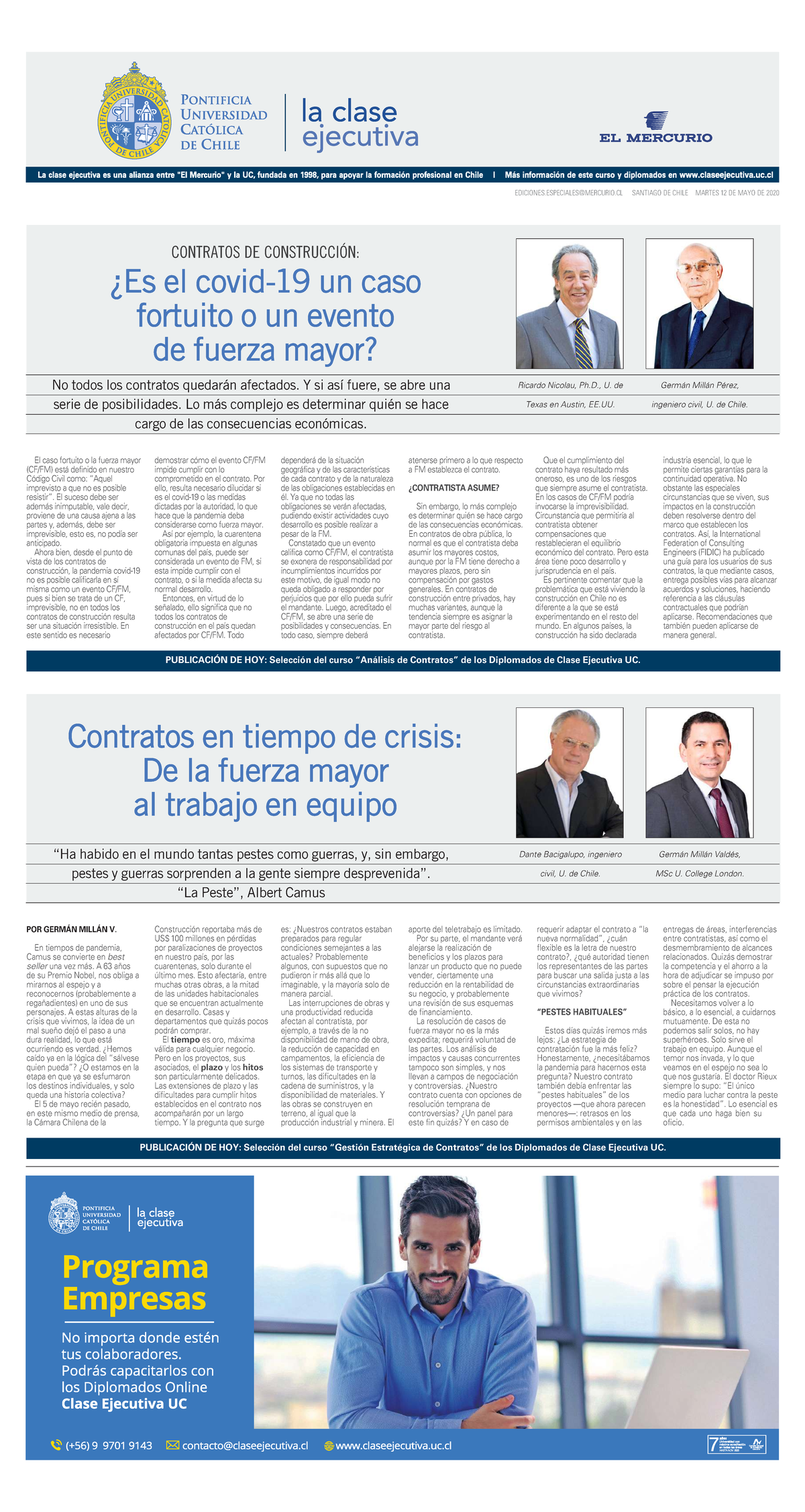 Análisis de Contratos de Construcción y Fuerza Mayor en GEC 2020 - Studocu