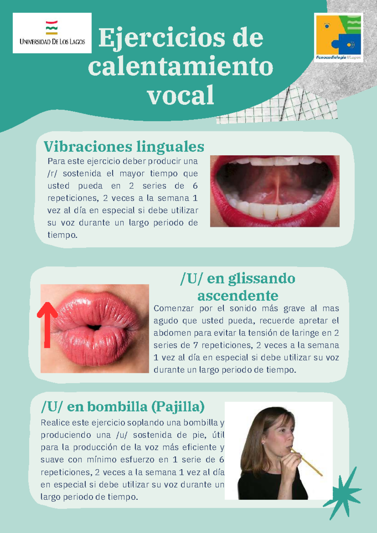 Ejercicios de Calentamiento Vocal: Vibraciones Linguales y Más - Studocu