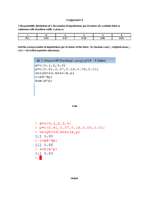 Set B Solution UCS310 - Quiz - RollNo.................. Name ...