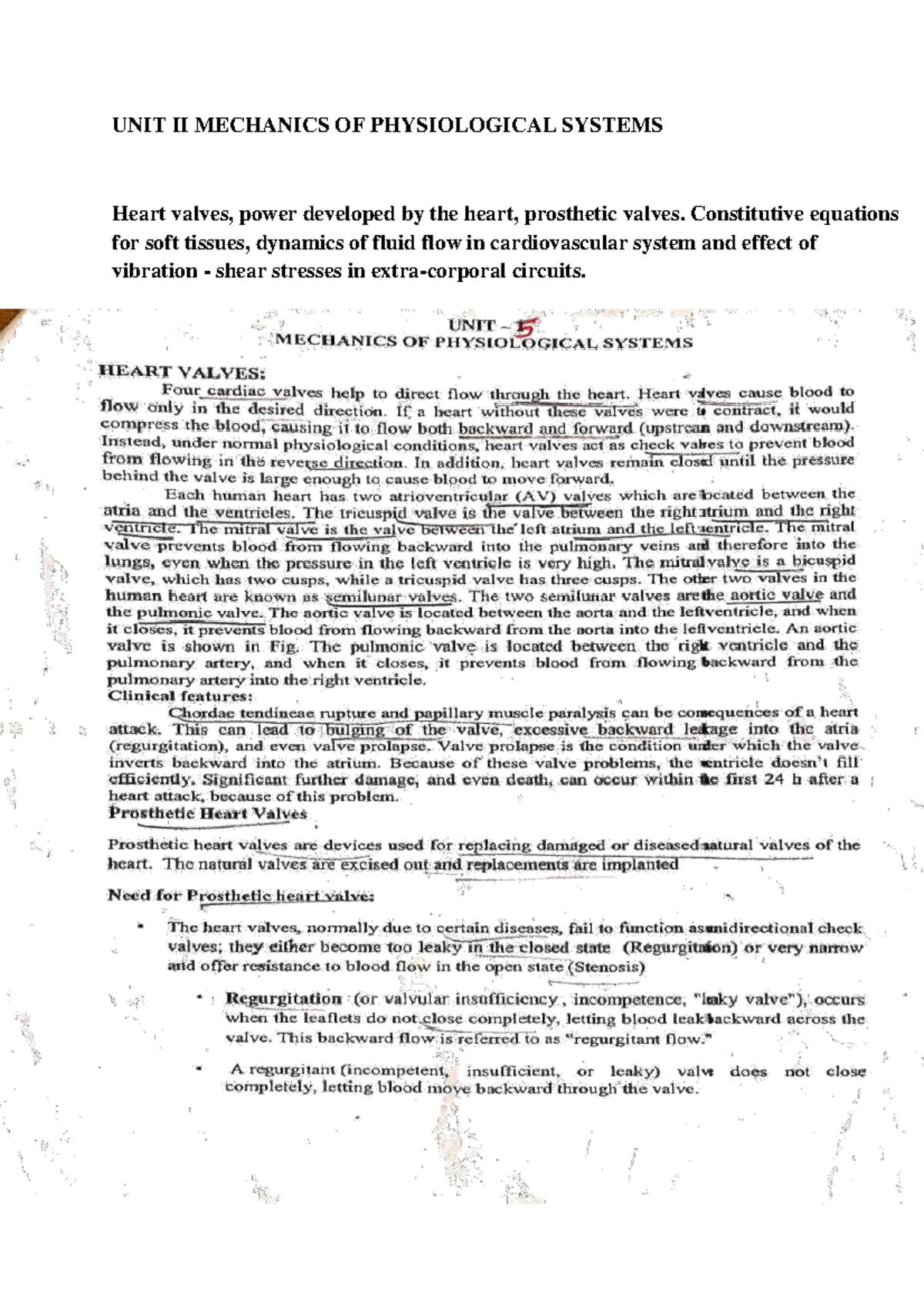 BMAO 2 - Mechanics of Physiological Systems: Heart Dynamics & Soft ...