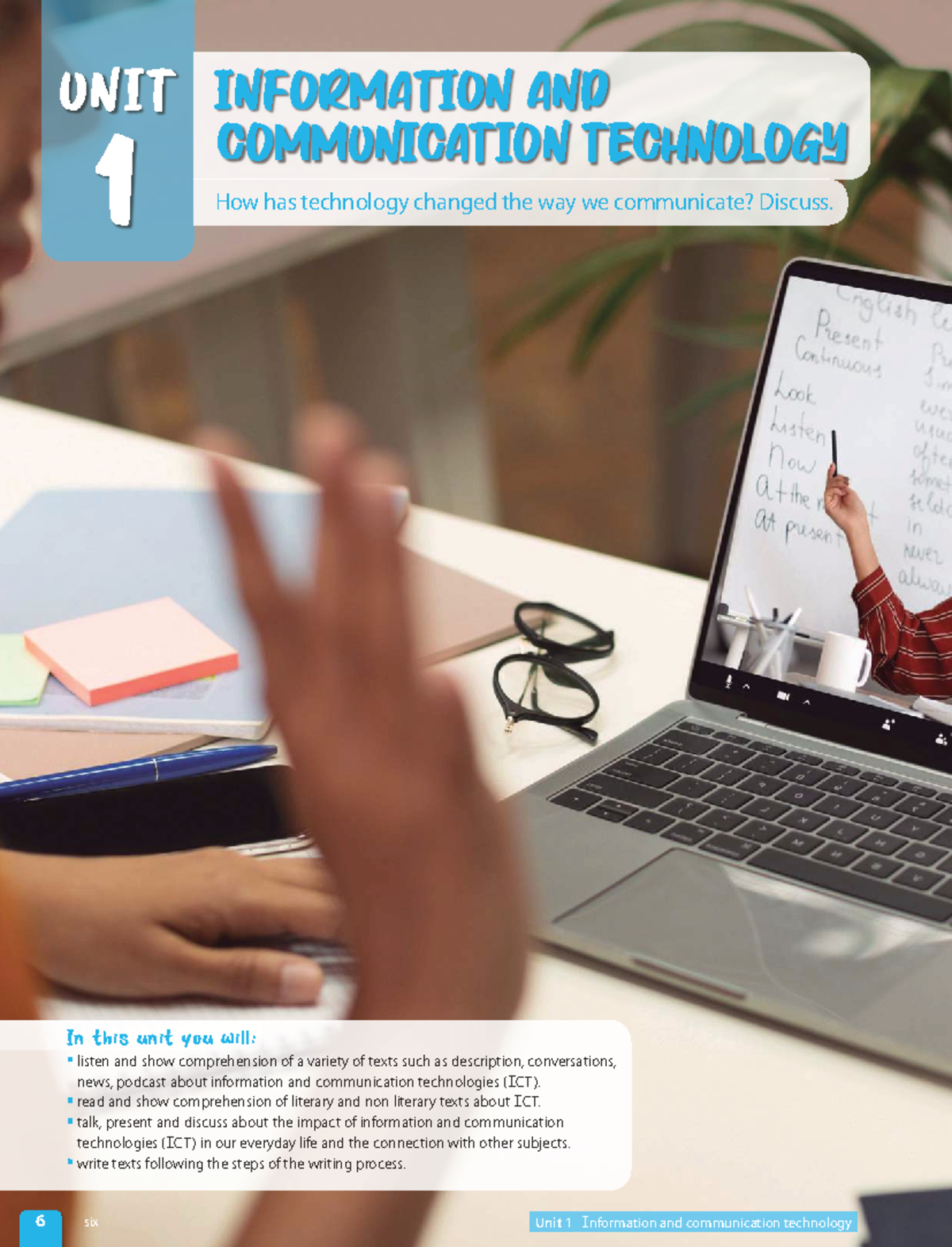 ING 8° SB B U1 - The Impact of ICT on Communication and Society - Studocu