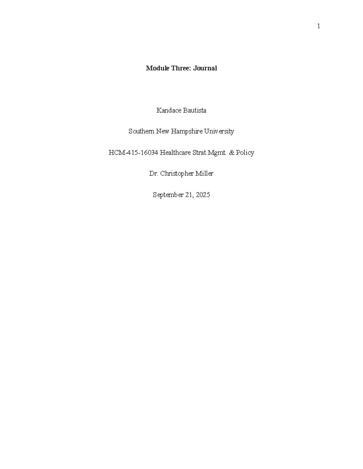 Module 3 Journal: Analyzing Huntington Hospital's Mission & Strategy ...