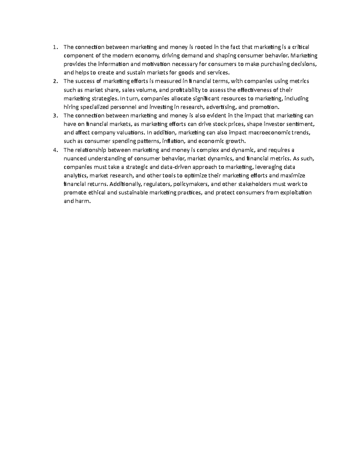 SET8 -2 - The Interplay of Marketing and Economics in Today's World ...